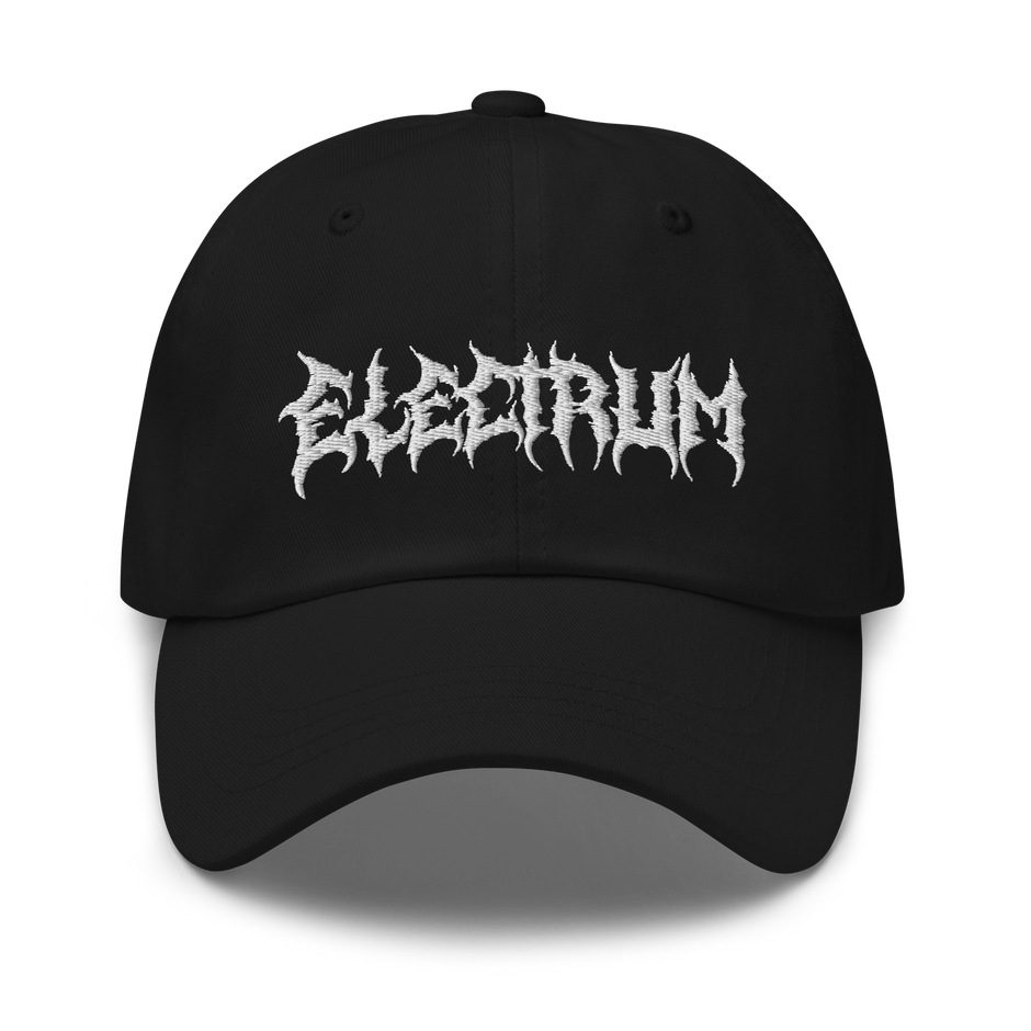 Electrum Supply Dad Hat - White Metal - Electrum Premium Tattoo Supplies & Wholesale